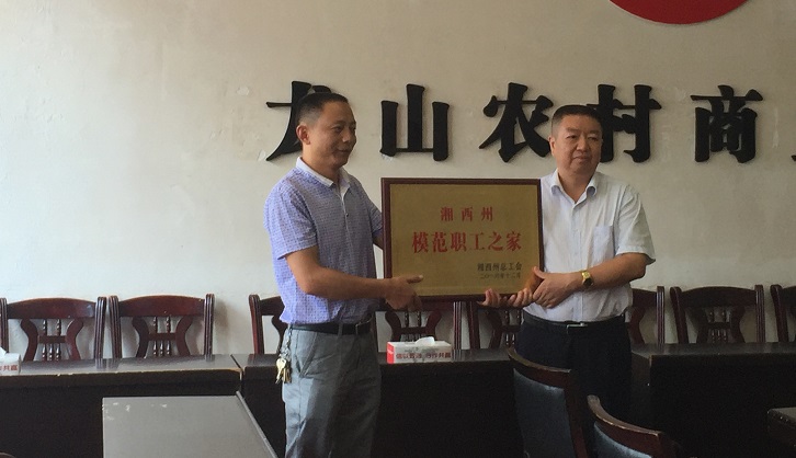 龙山农商银行:获评“湘西州模范职工之家” 湖南省农村信用社联合社